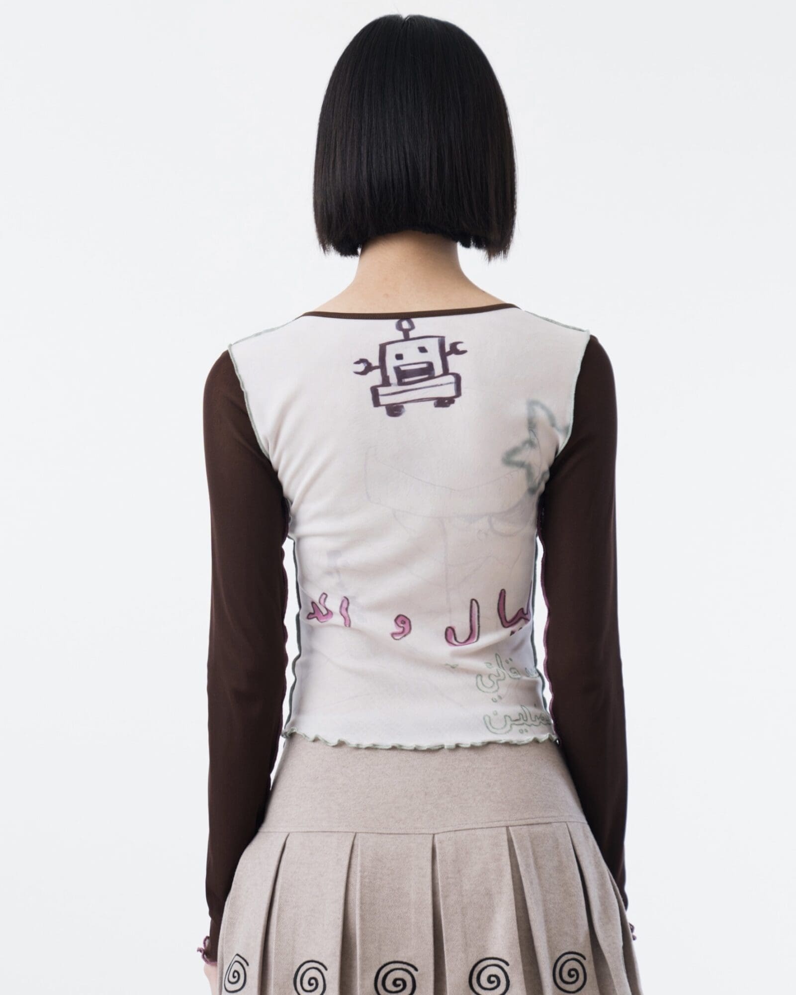 Layal Long Sleeves Mesh Top – sixthdimension.shop