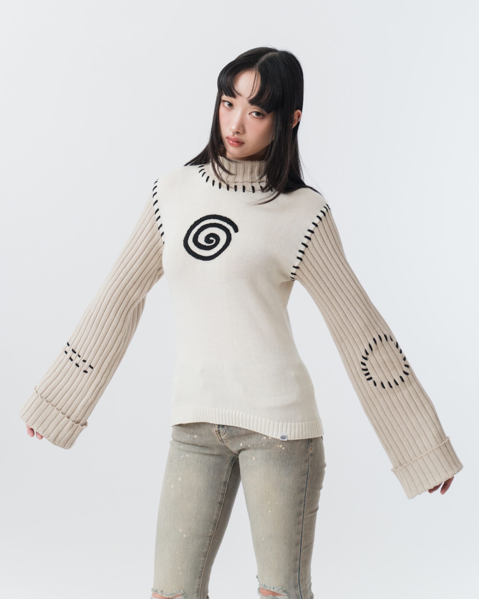 Stitches Turtle Neck Sweater – sixthdimension.shop