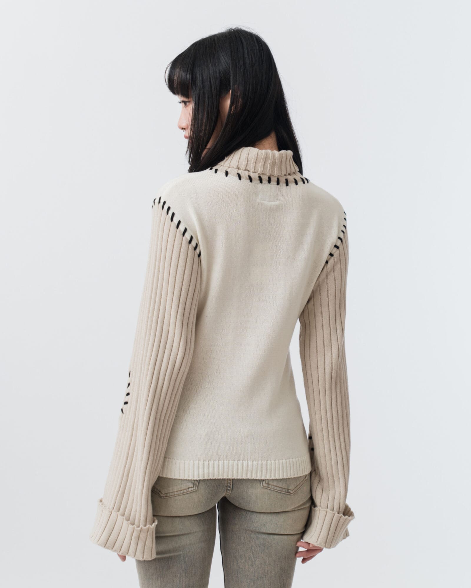 Stitches Turtle Neck Sweater – sixthdimension.shop